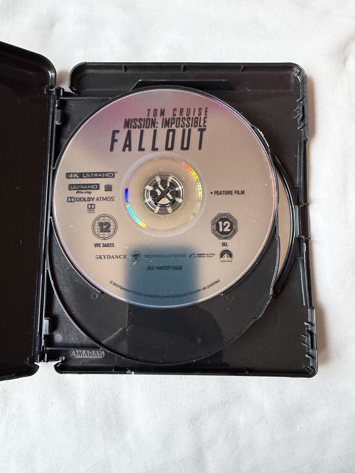 Mission Impossible Fallout 4K UHD Blu Ray | eBay UK