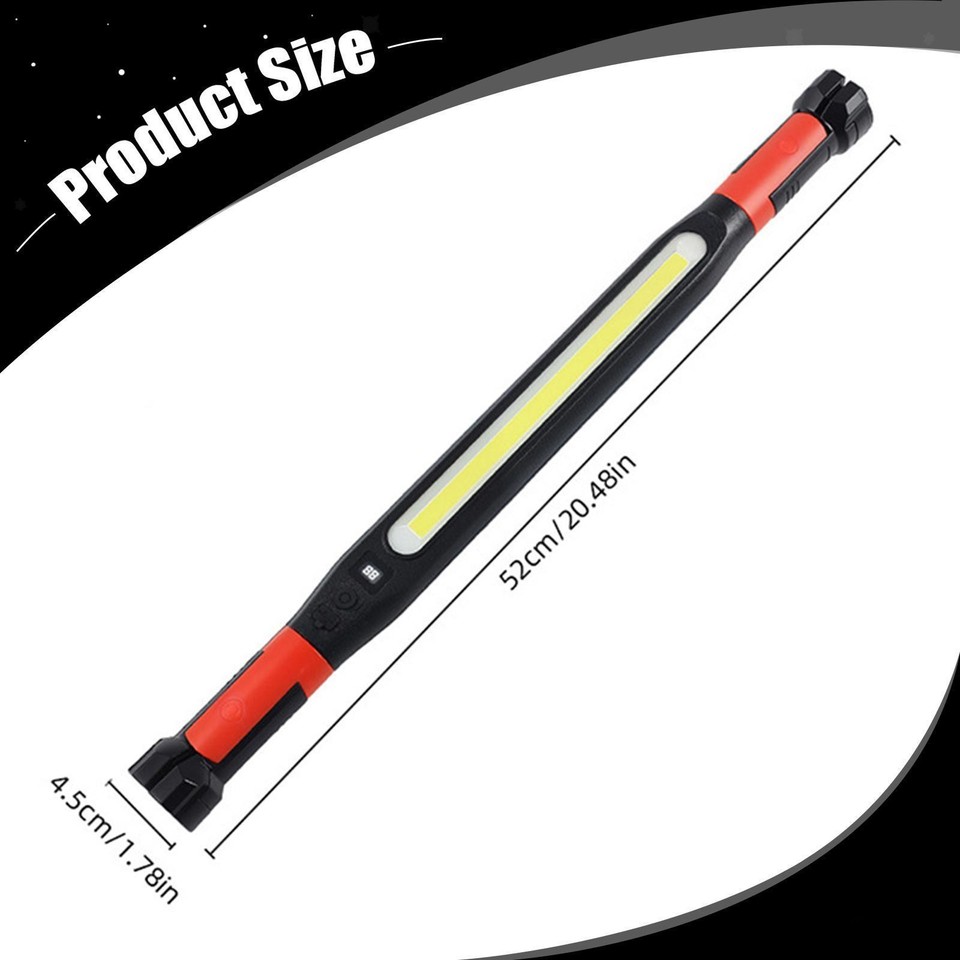 Car Work Light Inspection Lamp 3 Lighting Modes Two Hook Underhood Work ...