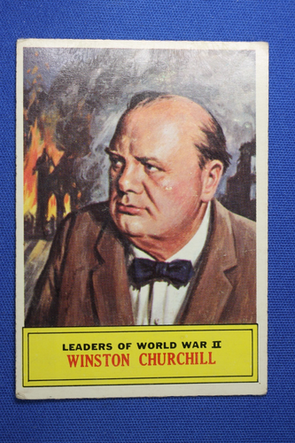 1965 Topps Battle Cards - #61 "Winston Churchill" - VG Condition | eBay
