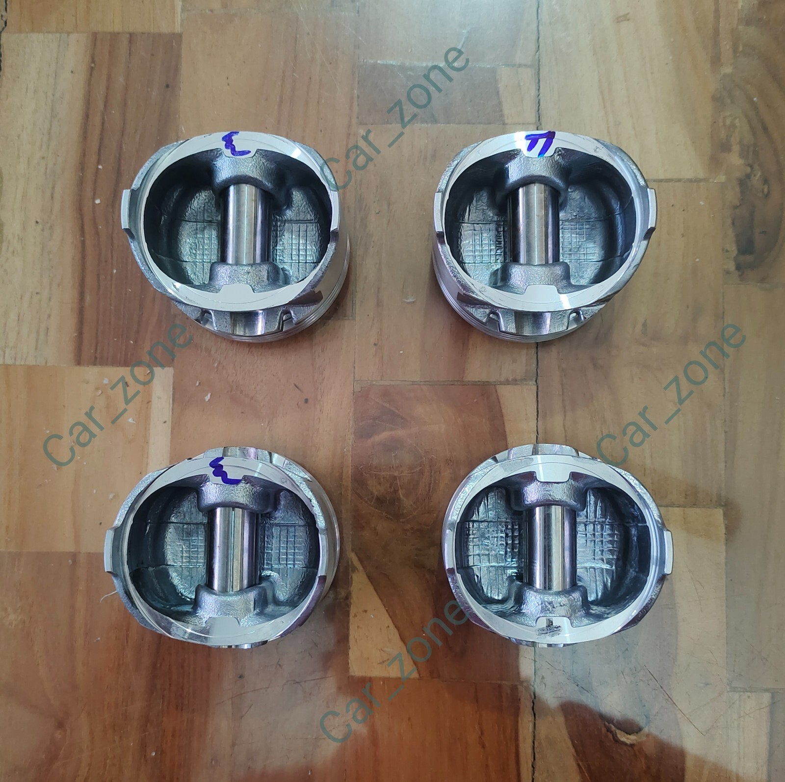 New Genuine Piston And pin Assy (Set of 4) For Hyundai 1.1 23410-02840 ...