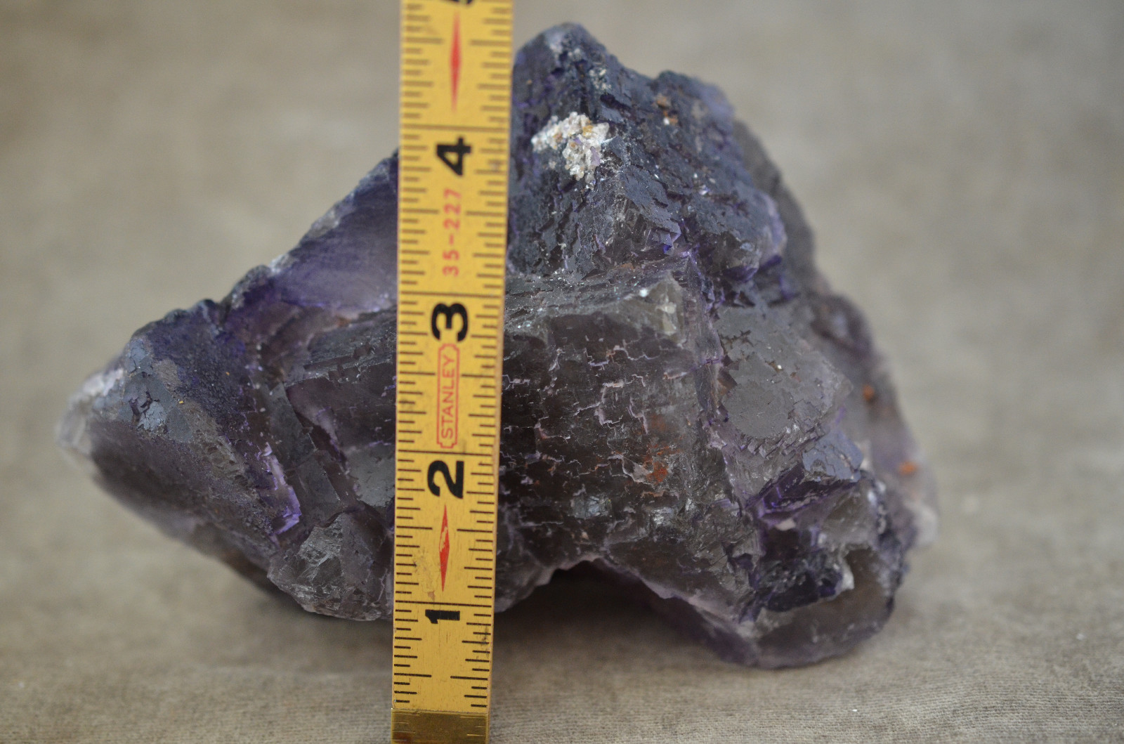 Large Muzquiz Purple Fluorite Crystal Cabinet Specimen Musquiz Coahuila ...