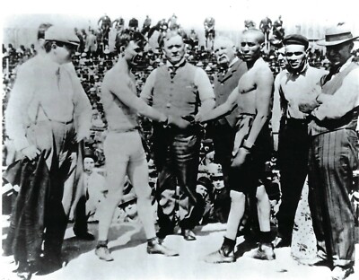 JOE GANS VS OSCAR BATTLING NELSON 8X10 PHOTO BOXING PICTURE | eBay