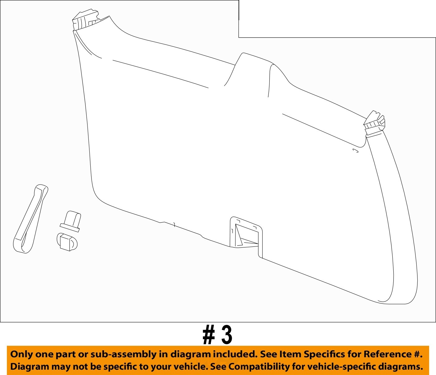 GM OEM 15-20 Escalade ESV Lift Gate Interior Trim-Lower Trim Panel ...