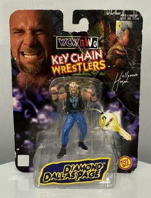 WCW/NWO Diamond Dallas Page Toy Biz Keychain Wrestlers 3" New in ...