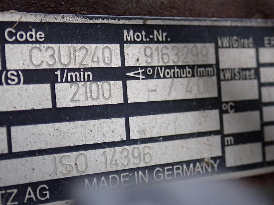 2006 Deutz TCD2015 V06 Turbo Diesel Engine RUNS MINT! 322 HP TCD2015V06 ...