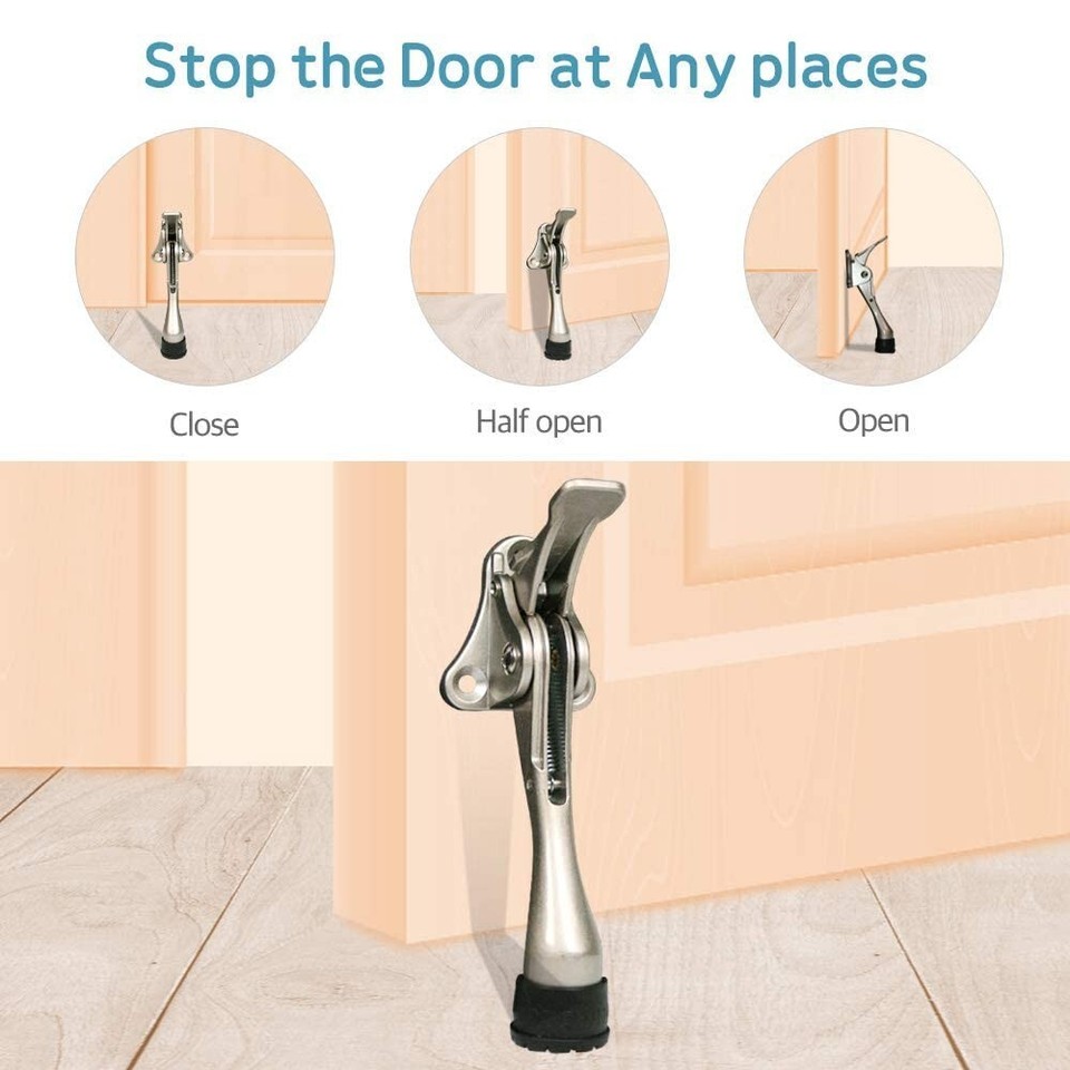 CG plus Door Stopper, One-Touch Semi-Automatic Metal Door Stopper, with ...