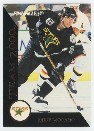 1992-93 Pinnacle Team 2000 Mike Modano Minnesota North Stars #2 OF 30 ...