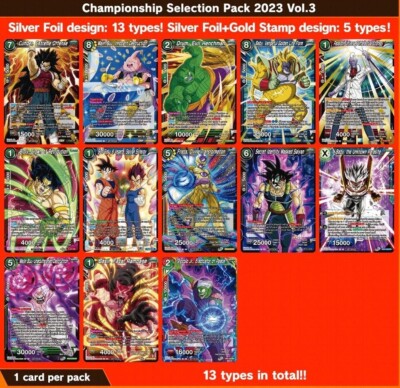 Dragon Ball Super TCG DBS Championship Selection Pack 2023 Vol 3 New | eBay