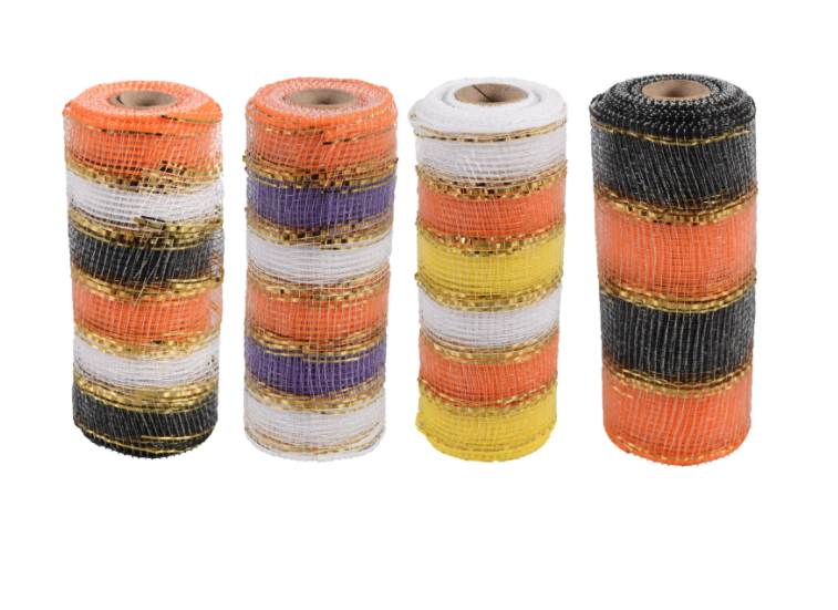 6"x5 yd Deco Mesh Roll Metallic Spring Easter Floral Craft Wreath ...