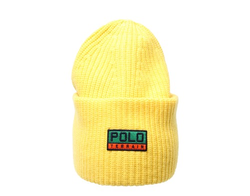 Polo Ralph Lauren Terrain Tech Yellow Knit Cuffed Hat PC0371-720 | eBay