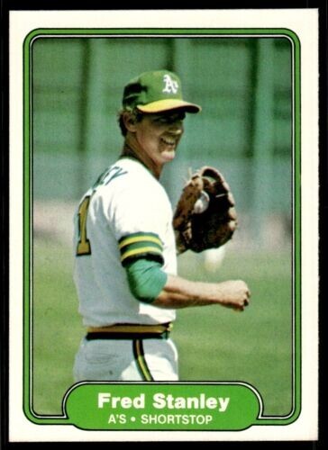 1982 Fleer Fred Stanley Oakland Athletics #108 | eBay