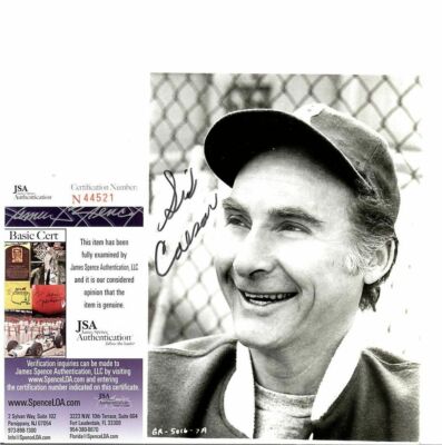 SID CAEAR SIGNED JSA ACTOR COMEDIAN 4X6 AUTHENTICATED #N44521 | eBay