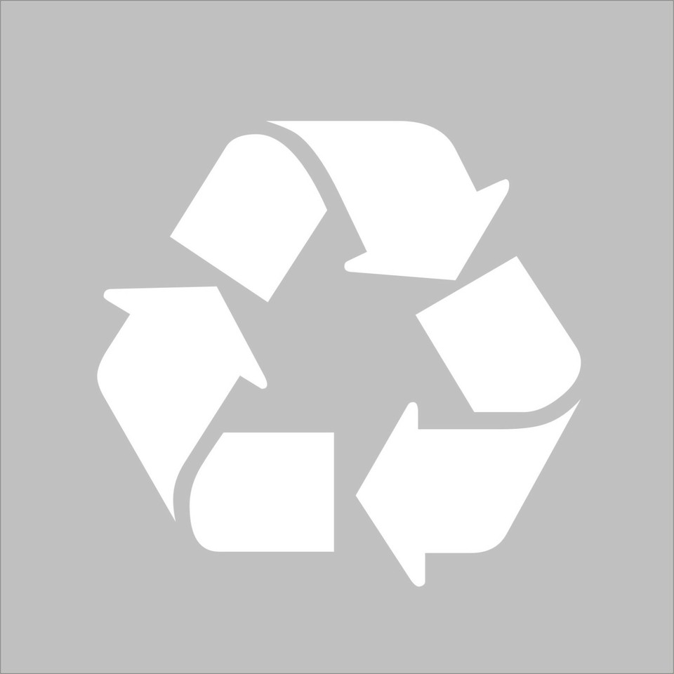 Recycle recycling logo symbol vinyl decal stickers UNIVERSAL RECYCLING ...