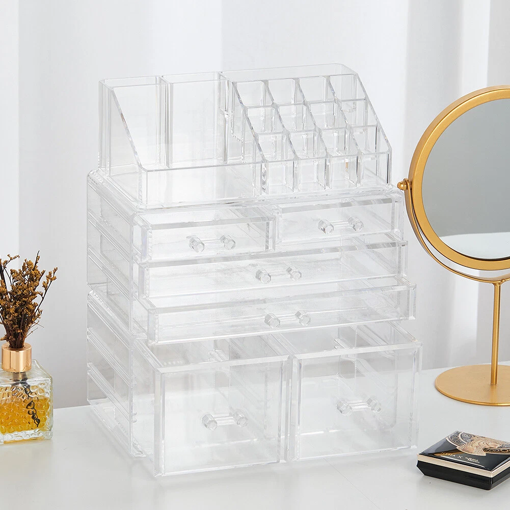 Makeup Organiser Acrylic With Drawers | Saubhaya Makeup