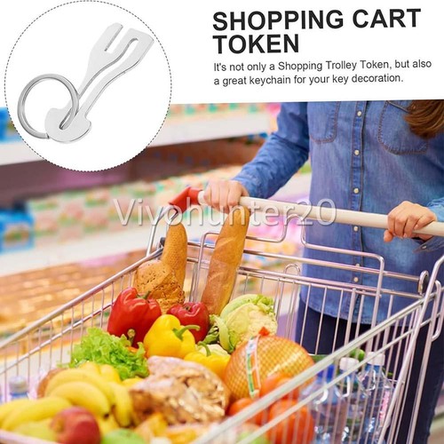 6PCS AUSSIE SHOPPING TROLLEY TOKEN MASTER KEY Unlocker Coles WWS Aldi ...