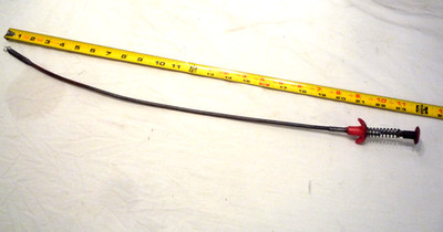 Vintage Flexible Spring Claw Pick-Up Tool, ~24" long, Red | eBay