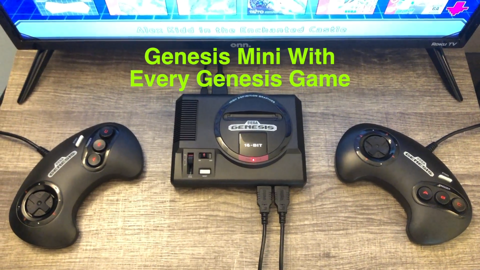Sega Genesis Mini Loaded With EVERY Genesis Game - (790+ Games ...