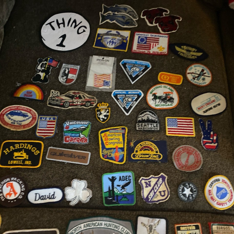 Huge Estate Lot Of 132 Assorted Miscellaneous Patches | eBay