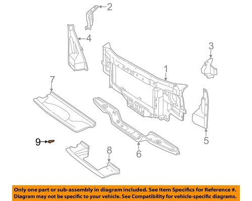 GM OEM Radiator Core Support-Baffle Bolt 11514139 | eBay