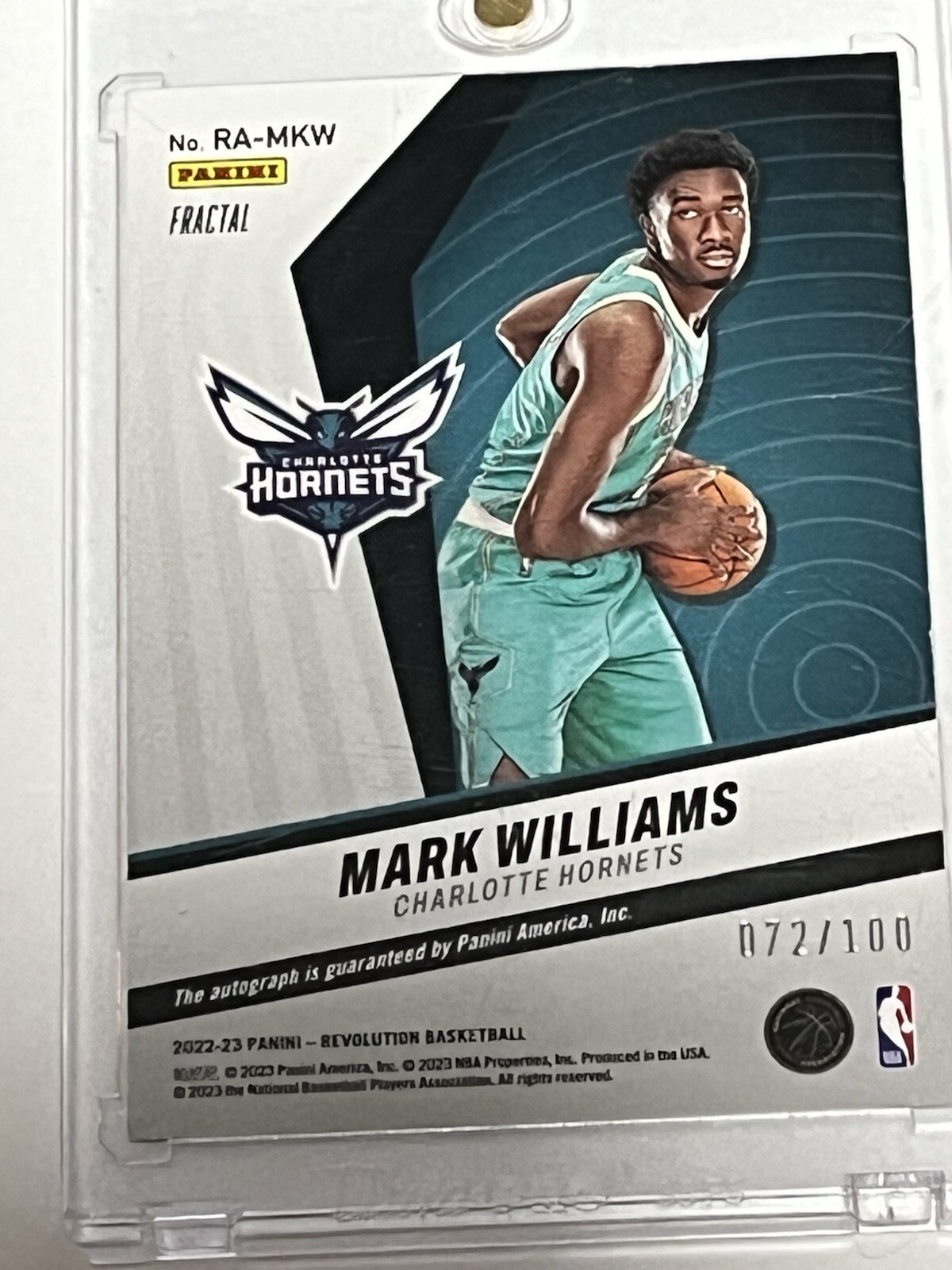 2022-23 Panini Revolution - Rookie Autographs Mark Williams #RA-MKW ...