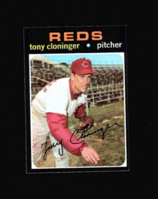 1971 Topps #218 TONY CLONINGER Reds NMMT | eBay