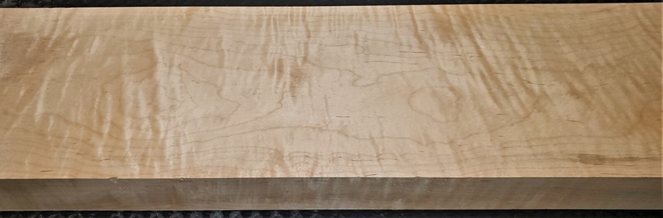 M2310-20 1-7/8x6-3/4x39, Curly Tiger Figure Maple Wood, 8/4 Curly Flame ...