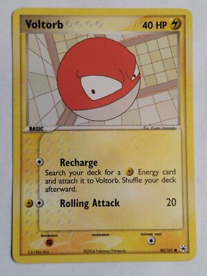 Pokémon TCG Voltorb EX Hidden Legends 80/101 Regular Common | eBay