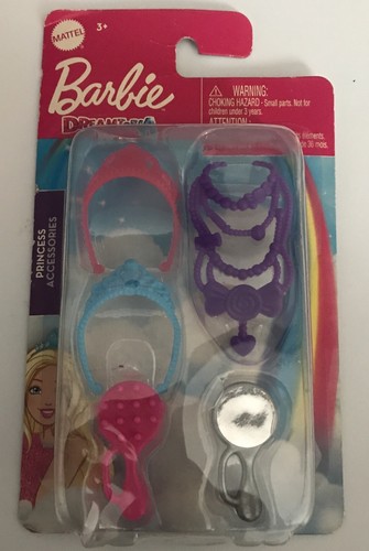 Barbie - Dreamtopia - Princess Accessories - Crowns - Necklace - Etc ...
