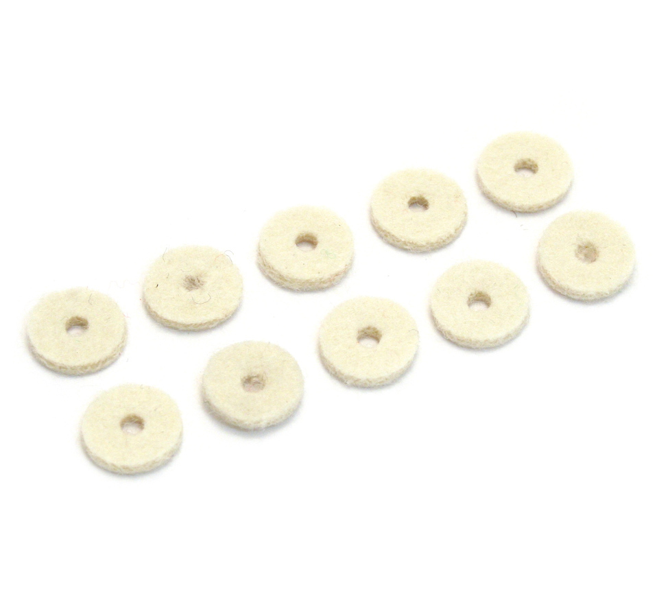(10) White Strap Button/Body Felt Washers Fender® Strat/Tele/Bass AP ...