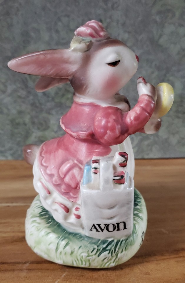 Precious Moments Made for Avon Ready For An Avon Day Girl Bunny ...