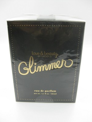 RARE HTF Glimmer Perfume - Love & Beauty by Forever 21 - EDP 3.3 fl oz ...