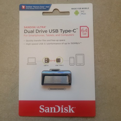 New in Package SANDISK Ultra Dual Drive Luxe USB Type-C 64GB | eBay