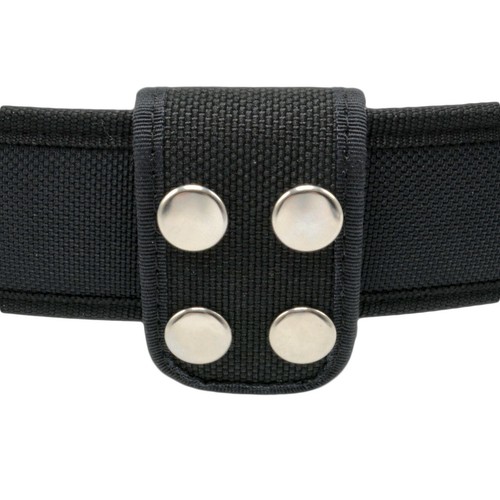 Perfect Fit Nylon Ballistic Double Wide Police Belt Keeper Chrome Snaps ...