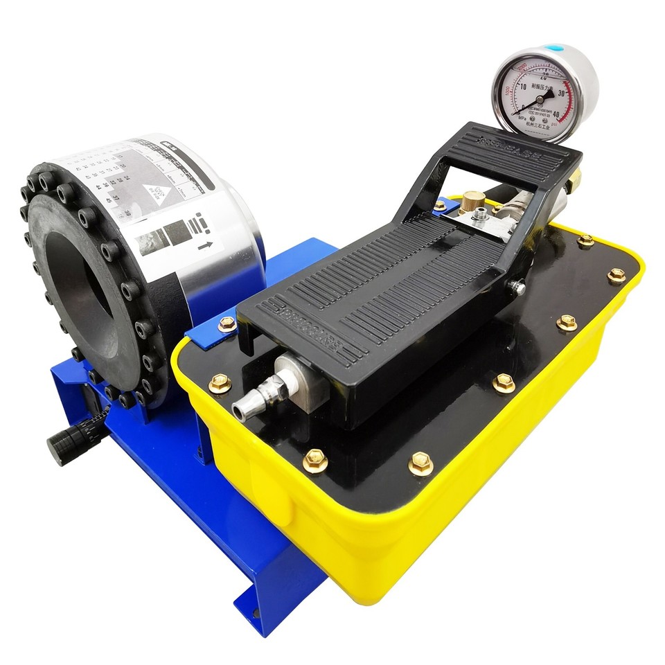 1" Pneumatic Hose Crimper Hydraulic Portable Crimping Clamping Machine ...