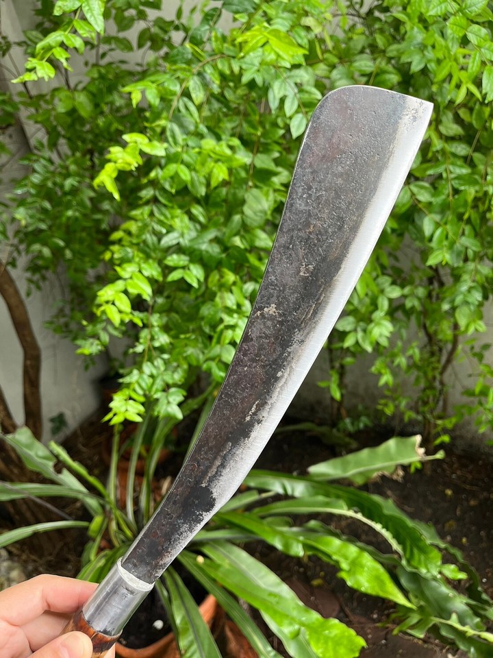 Handmade Parang machete hunting knife 12" Bearing steel forged, Bamboo ...