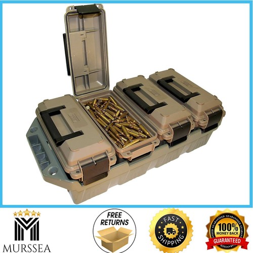 AMMO CRATE 4-Can Utility Box Stackable All-Caliber Case Bulk Ammunition Storage | eBay