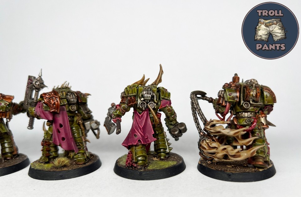 Warhammer 40k - Death Guard - 5 Blightlord Terminators | eBay