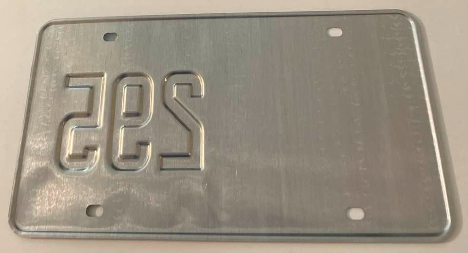 2011 ALPCA Convention Souvenir Booster License Plate Charleston Brown ...