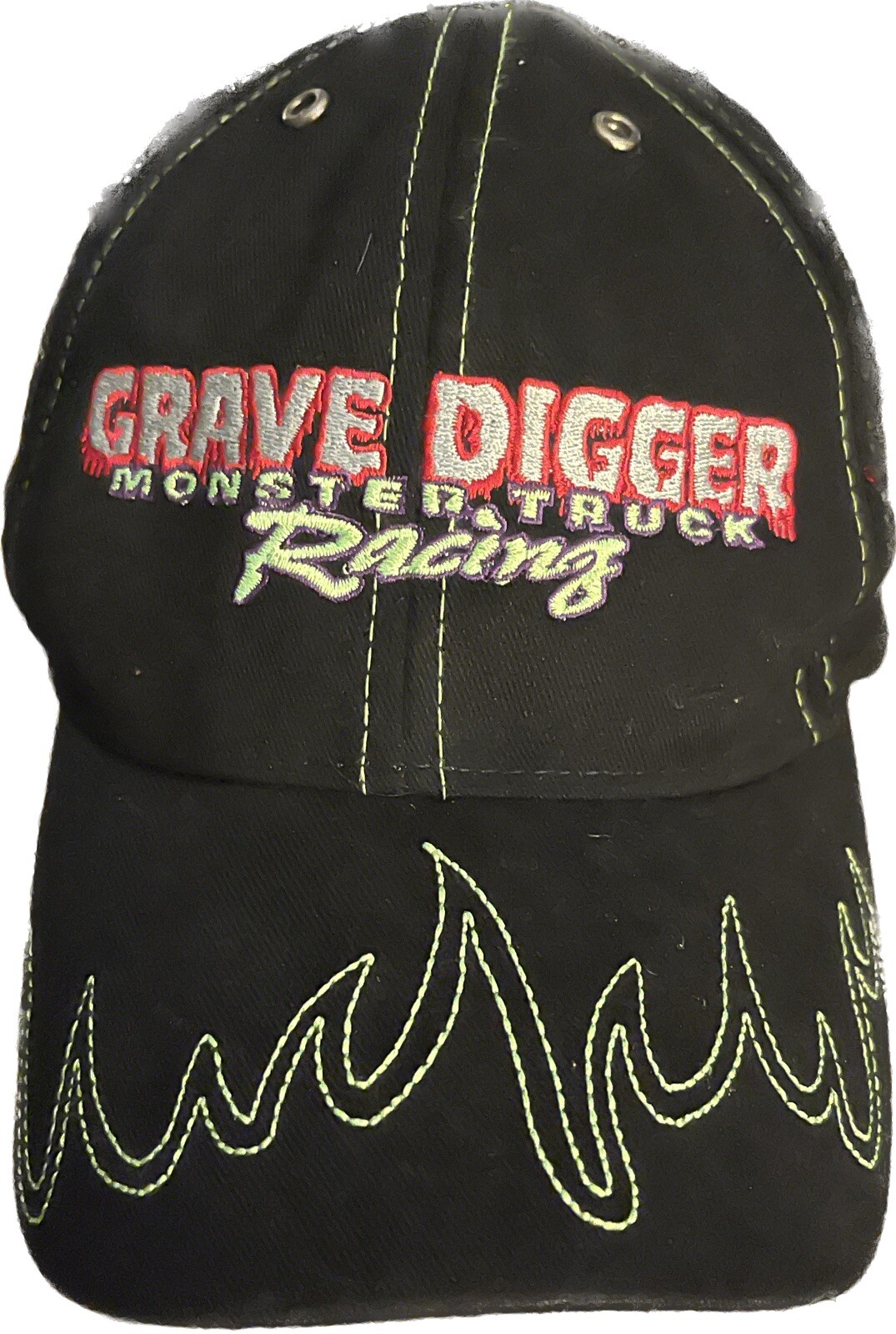 Grave Digger Hat Monster Truck Racing Embroidered Bas… - Gem