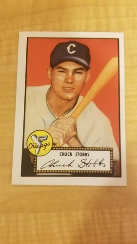 CHUCK STOBBS 1952 Topps Reprint #62 BUY ANY 2 ITEMS FOR 50% OFF ...