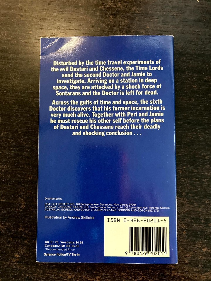 Doctor Who - The Two Doctors, by Robert Holmes - Target Paperback Novel ...