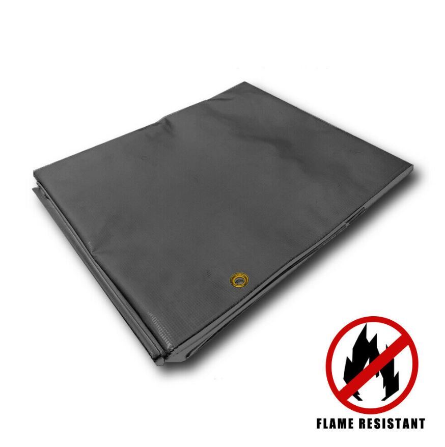 Certified Flame Retardant HD Silver Tarp Canopy 3ply Tarp Fire ...