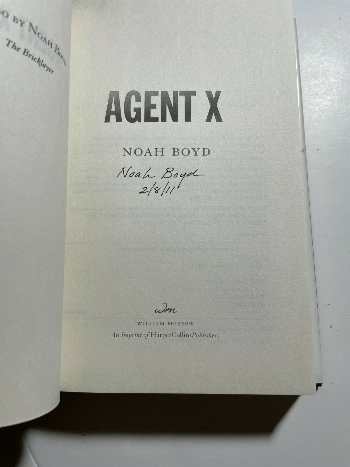 #Signed Noah Boyd: Agent X, signed 1st HB | eBay