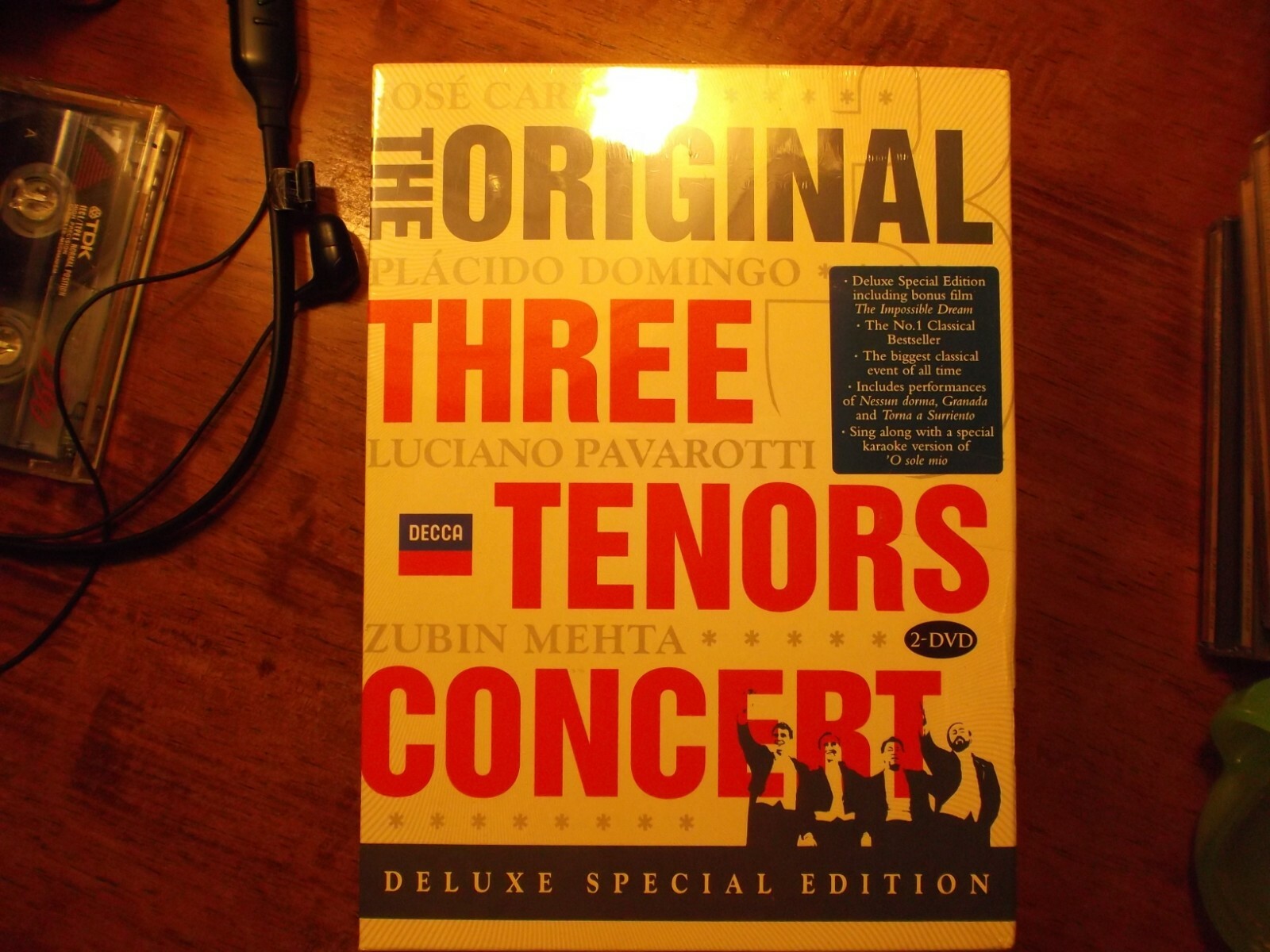 The Three Tenors (DVD, 2007, Deluxe Special Edition),2DVD , DISC MADE ...