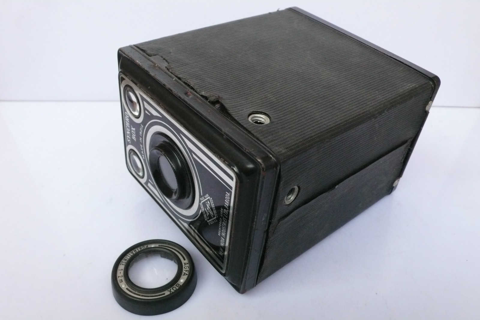 Agfa Synchro Box 120 Format Camera Made in India Rare Portratlinse ...