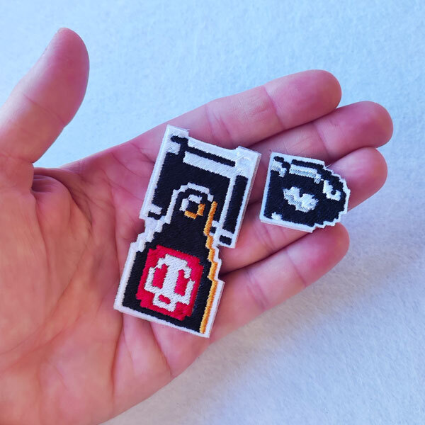 Nintendo Patch Super Mario Characters Embroidered 8Bit Iron-On 2.35" | eBay