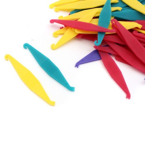 500Pcs Disposable Dental Orthodontic Elastic Rubber Bands Place Bracket ...