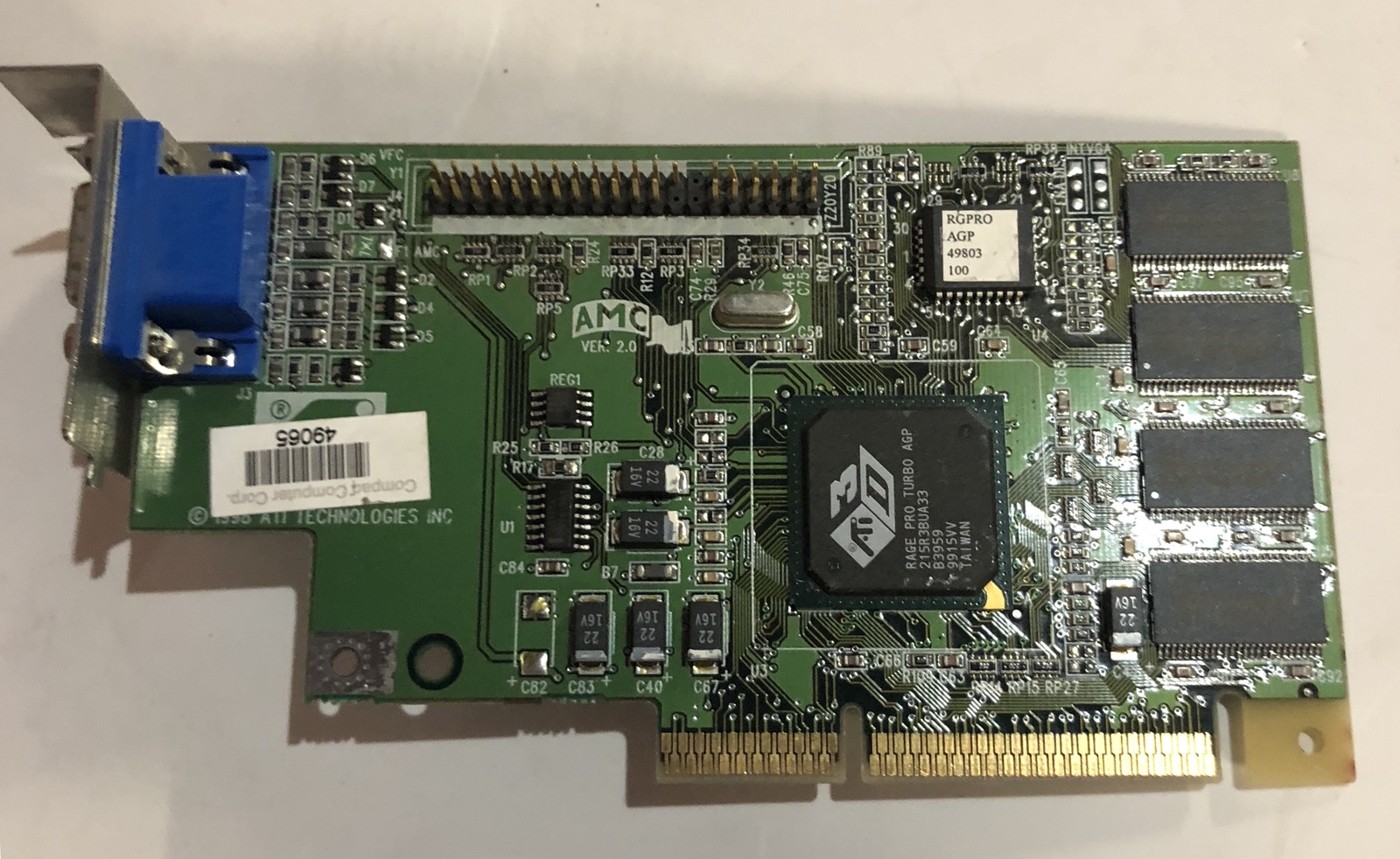ATI Rage Pro Turbo 8MB AGP Graphics Card-1024981010 | eBay