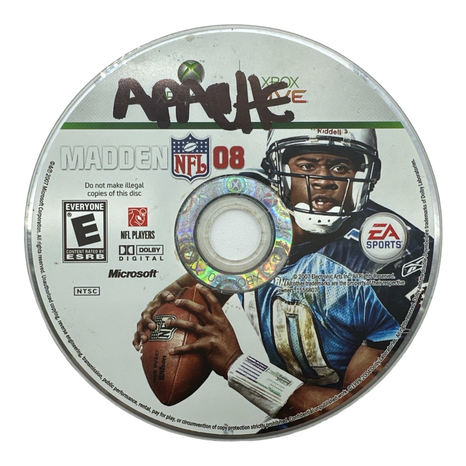 Madden NFL 08 Microsoft Xbox 360 Football Game - Tested - Disc Only ...