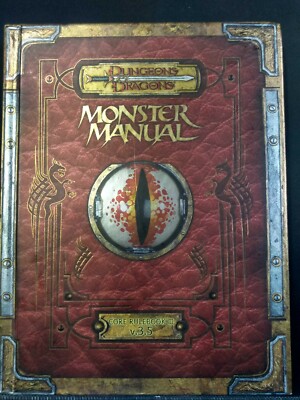 Premium Limited Edition Monster Manual 3.5 Dungeons and Dragons Foil ...